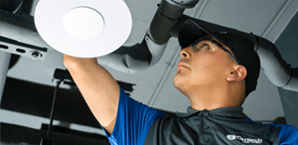 weBoost Installed | Office 200 Cell Phone Signal Booster | weBoost